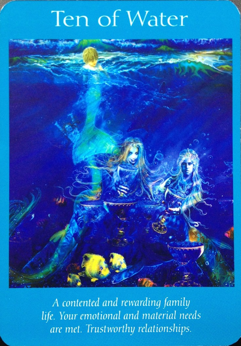 Angel Tarot Card: Ten of Water